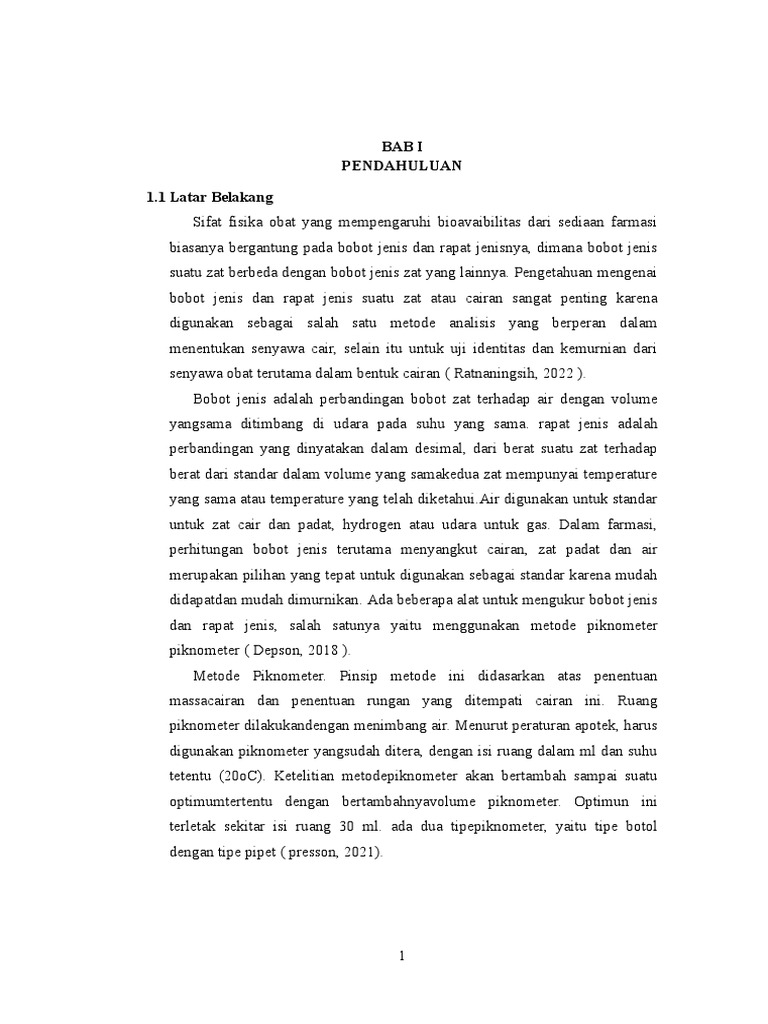 Farfis Bobot Jenis | PDF