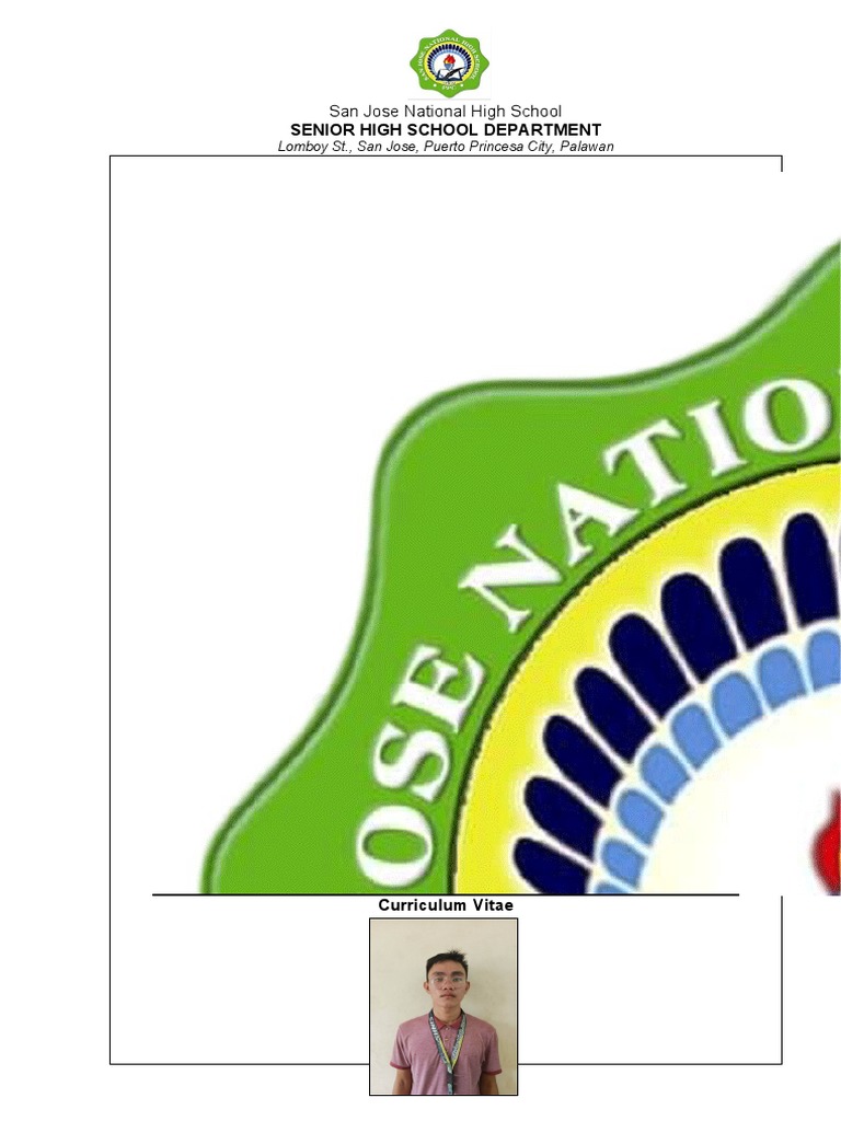 Curiculum Vitae Pdf Schools School Types
