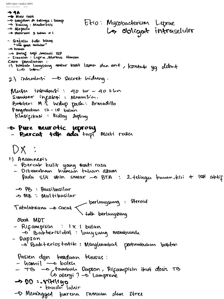 MH Dan Reaksi MH | PDF