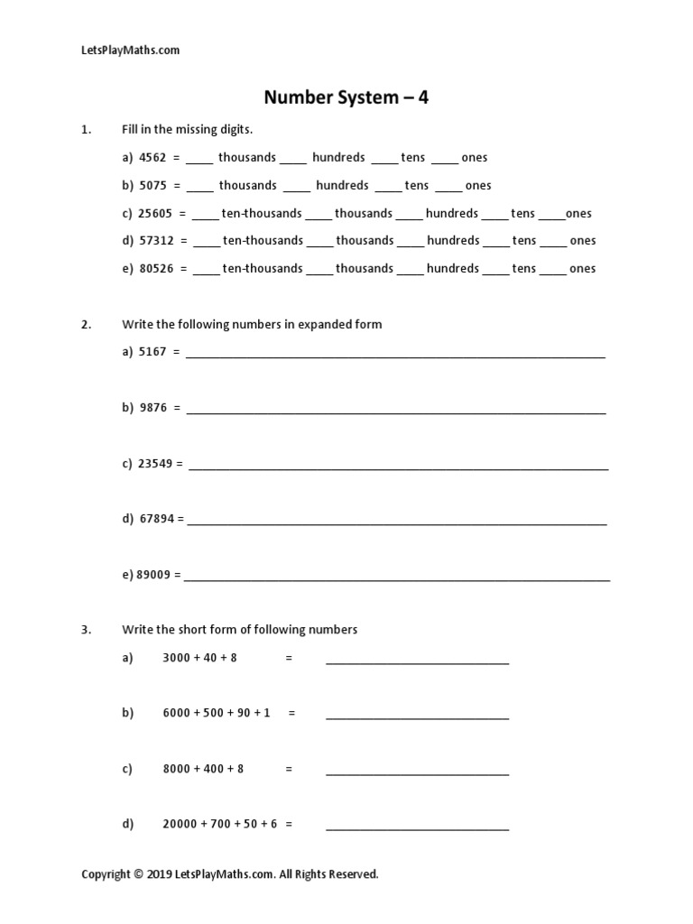 Number System 4 | PDF | Business Law | Data Management
