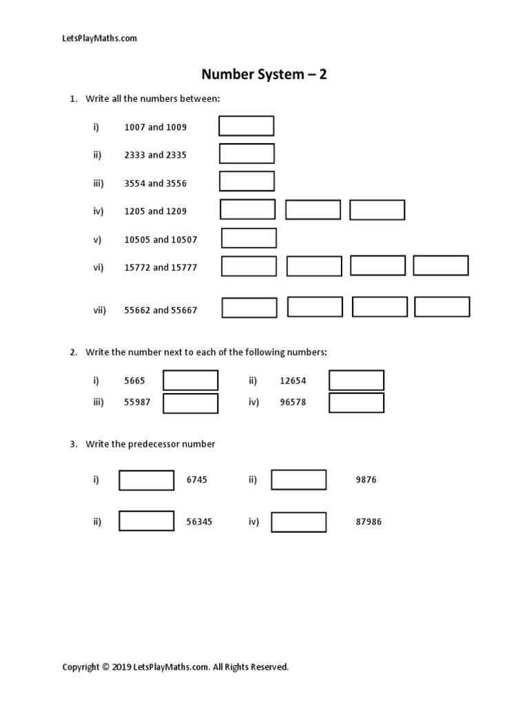 Number System 2 | PDF | All Rights Reserved | Intellectual Works