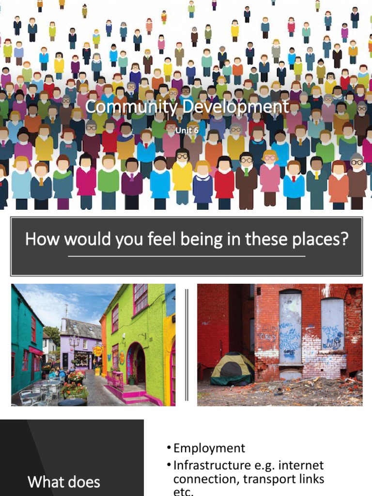 Community Development PPT 1 | PDF | Entrepreneurship | Unemployment