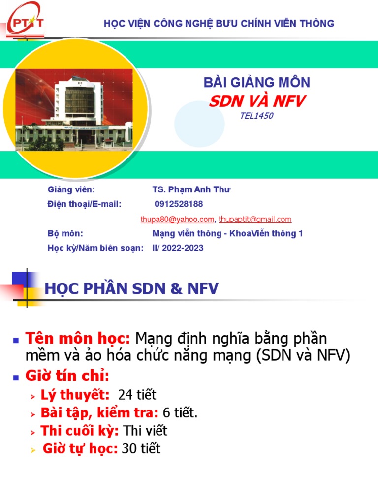 Chuong 1-SDN&NFV | PDF