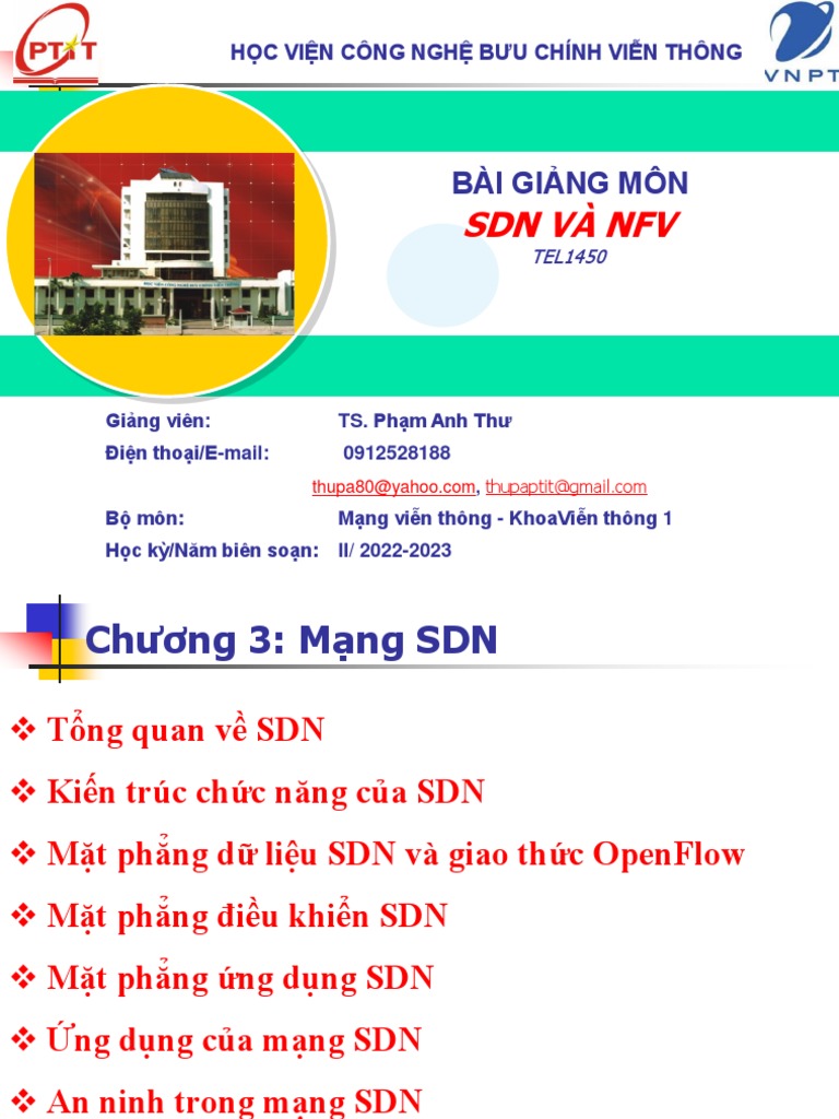 Chuong 3-SDN&NFV | PDF