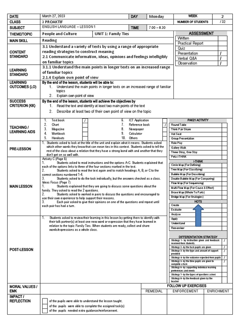 27 MAC 2023 3P 3B 1D 1G (AutoRecovered) | PDF | Learning | Information