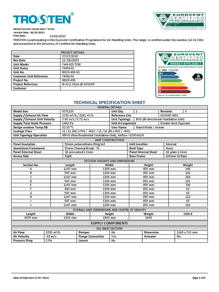 Technical Detail - EHRW + SHRW | PDF | Manufactured Goods | Mechanical ...