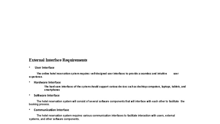 External Interface Requirements-1 | PDF