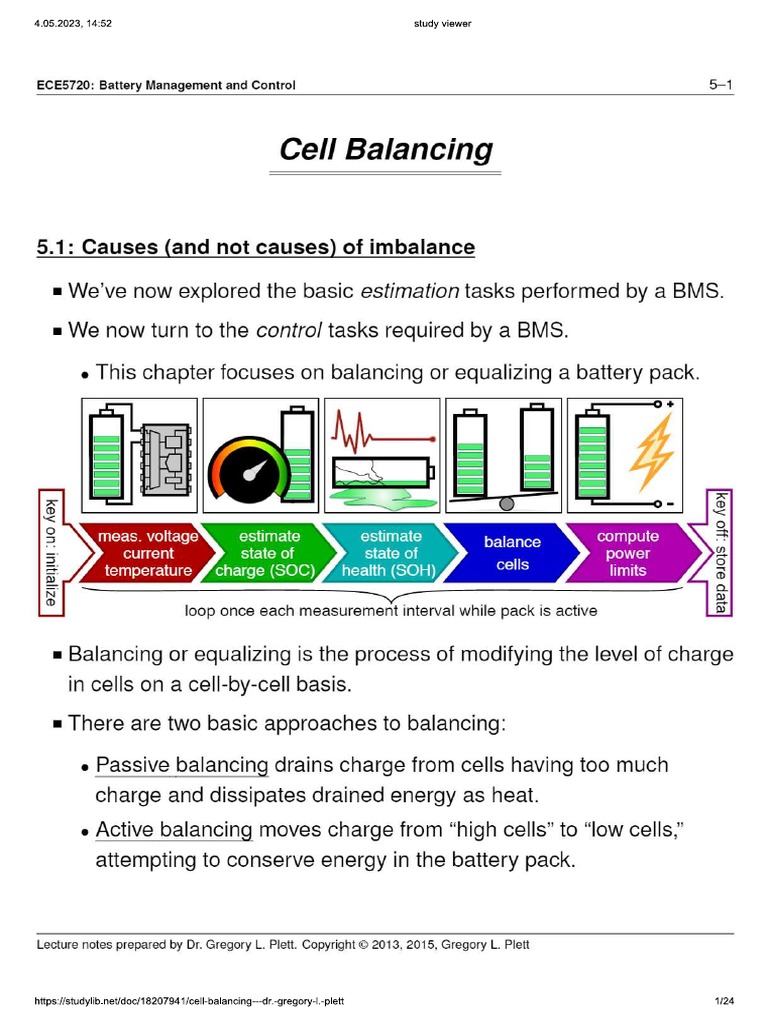 Cell Balancing | PDF