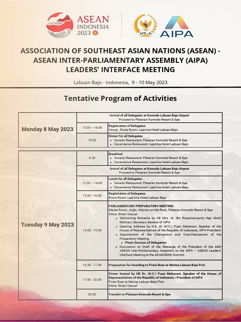 Tentative Program Interface | PDF