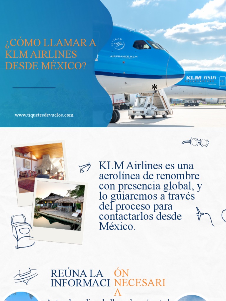 ¿Cómo Llamar A KLM Airlines Desde México | PDF