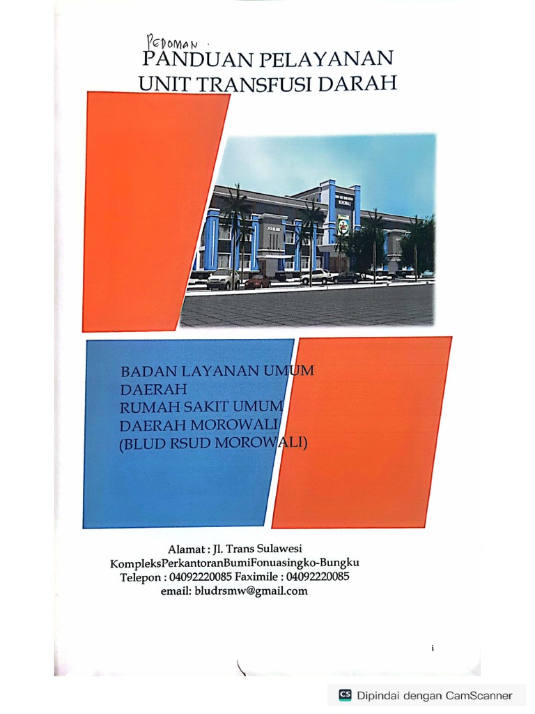 panduan pelayanan transfusi darah | PDF