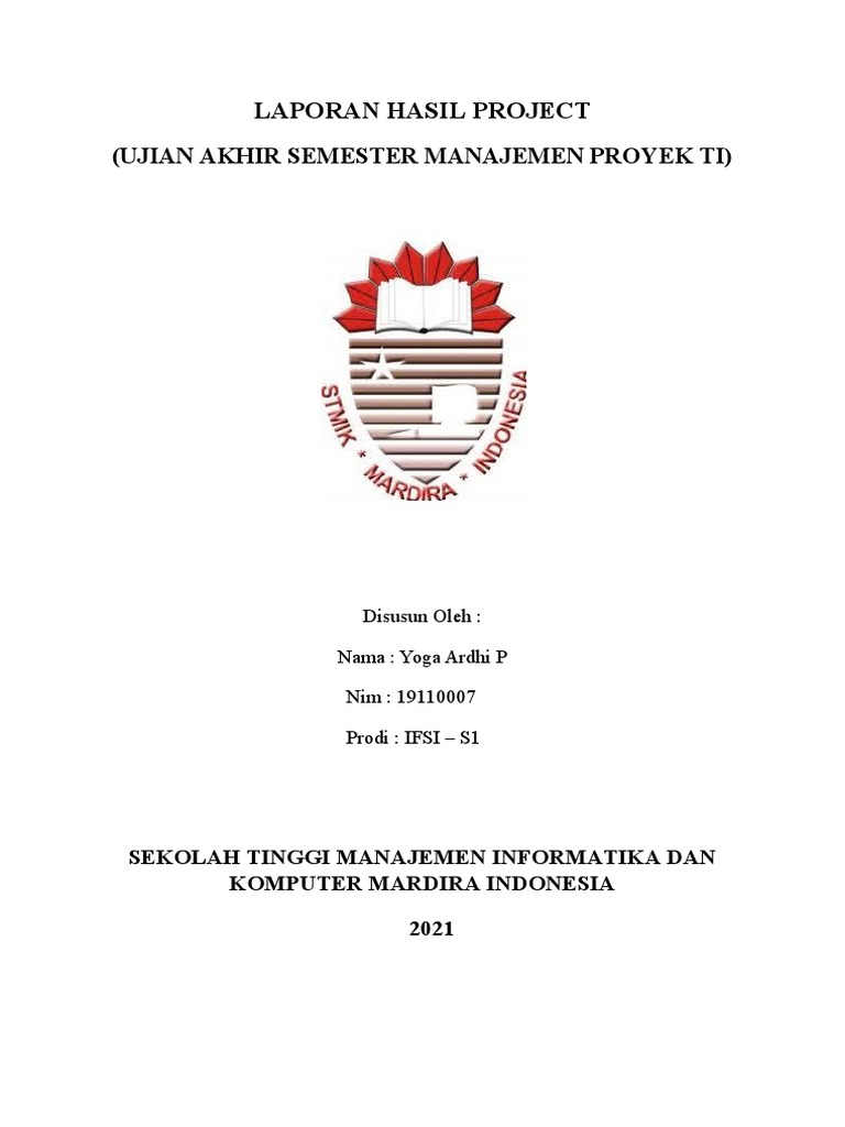 Laporan Hasil Project (Uas Mpti) | PDF | Teknologi & Rekayasa