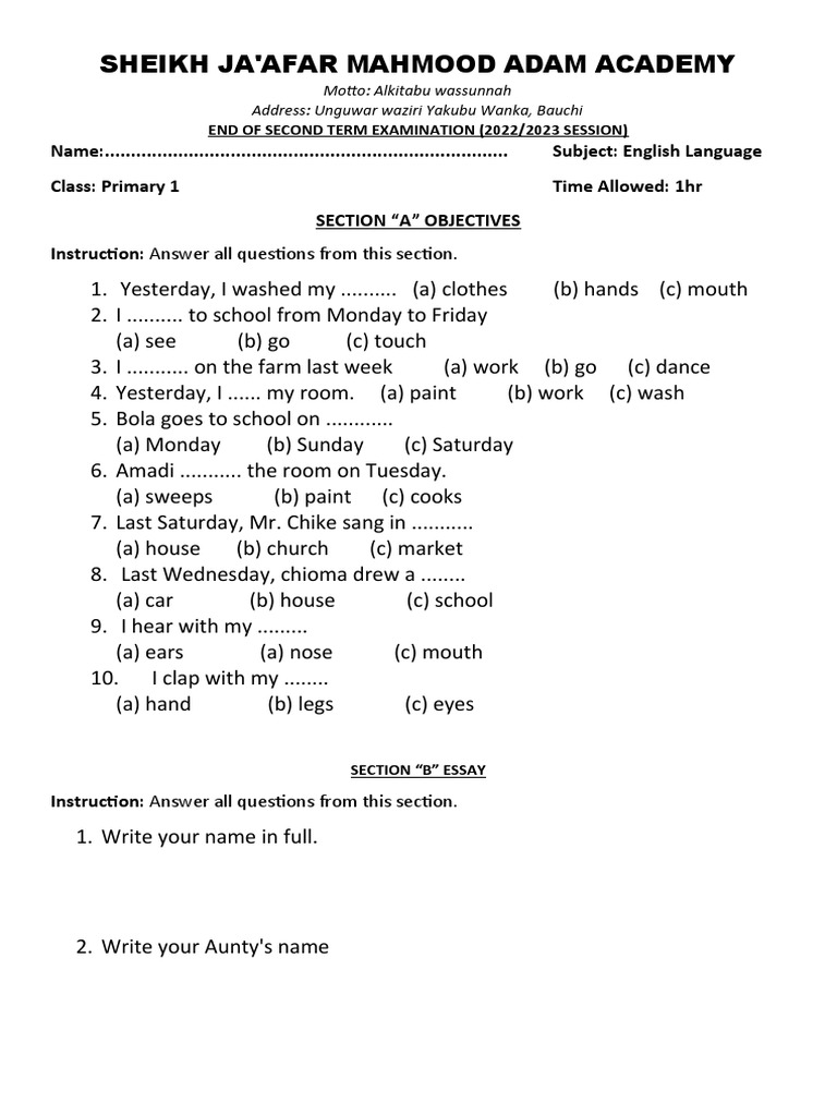 Primary 1 Pdf Muhammad Computer Keyboard