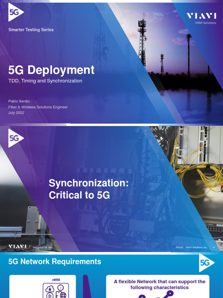 5G Webinar TDD Sync RevPS | PDF | Lte (Telecommunication) | 4 G