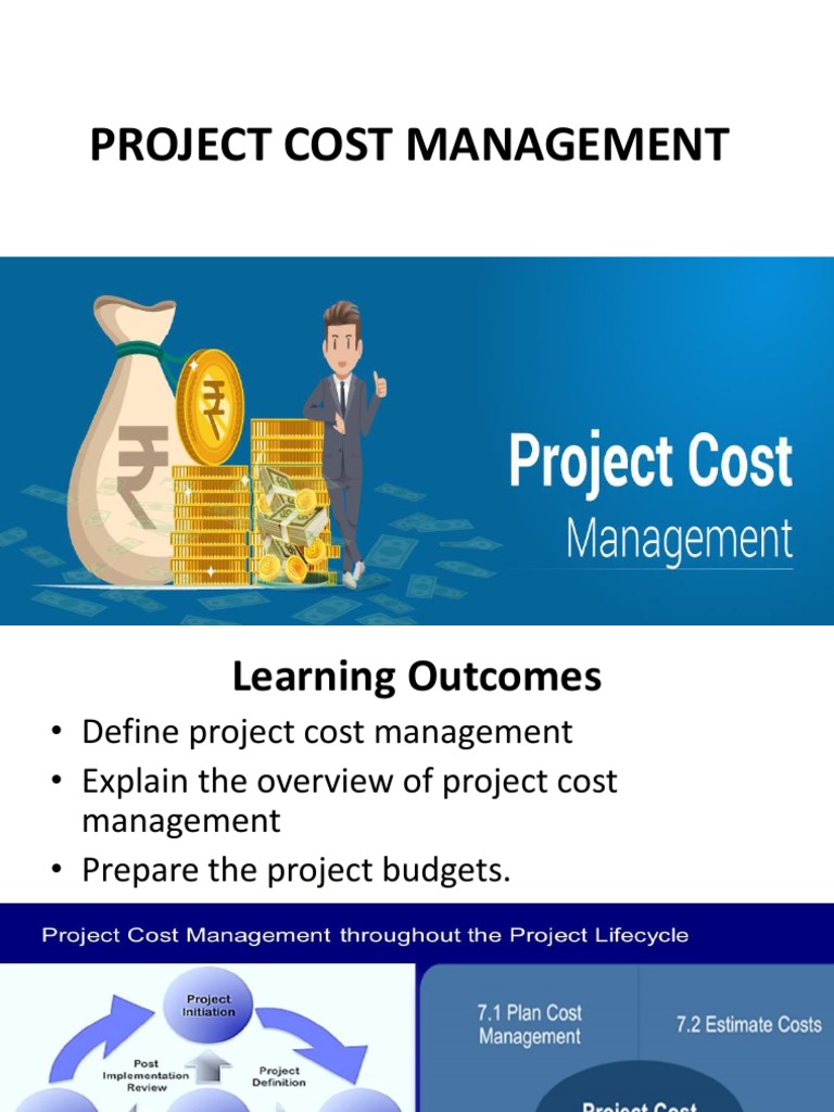 Slide 6 (MGT) - Project Cost Management | PDF | Business