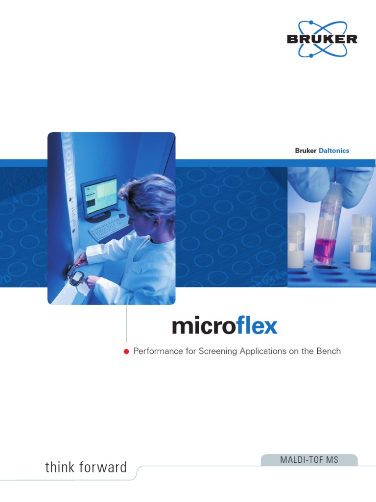 Microflex - Bruker Daltonics | PDF | Mass Spectrometry | Chemistry