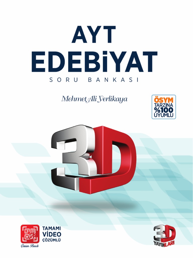 3D Yayınları - Edebiyat Soru Bankası | PDF
