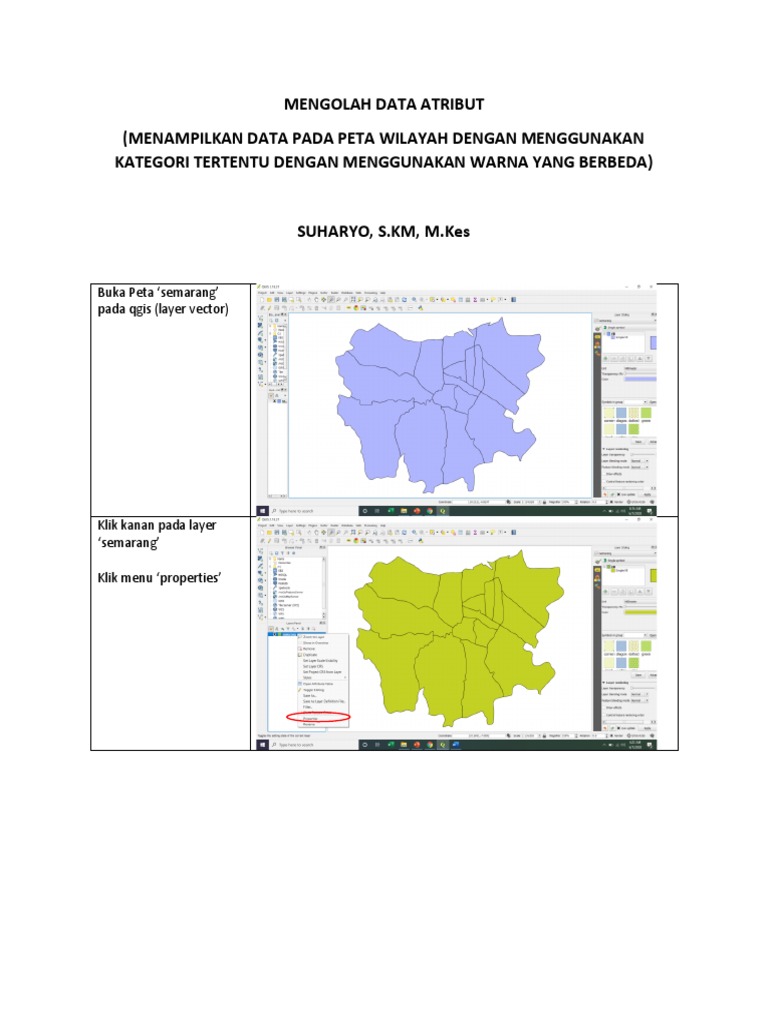 Pengolahan Data Atribut (Single, Kategori, Gradasi, Rule Based) Dan ...