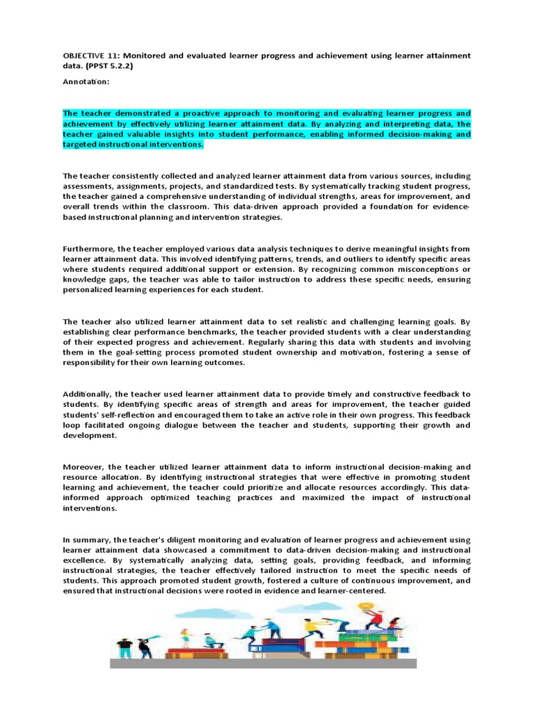 Objective 11 | PDF | Teachers | Learning
