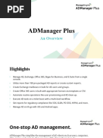 ADManager Plus: User Permissions Guide | PDF | Active Directory | Superuser