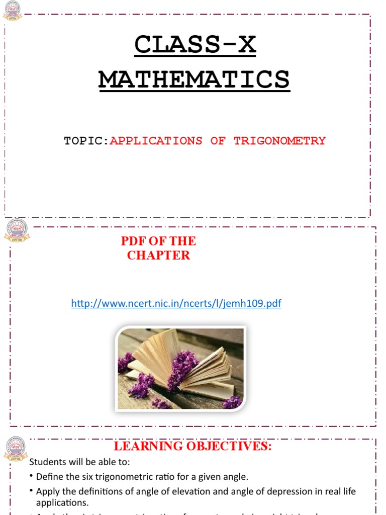 Height Calculation Using Trigonometry | PDF | Trigonometry | Geometry