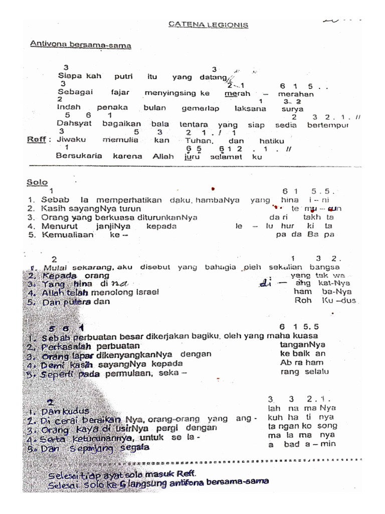 Catena Legionis | PDF