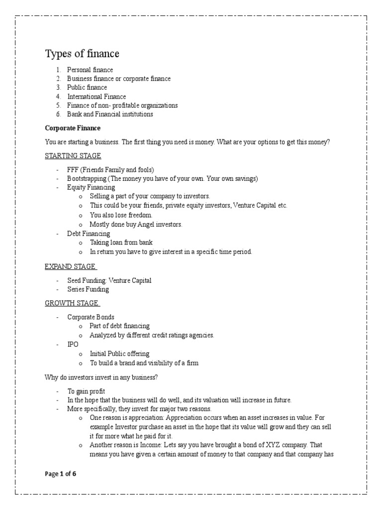 Finance Basics | Download Free PDF | Investing | Financial Markets