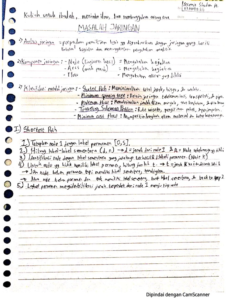 Catatan 1 - TI4311 - Yeremia Shadam Matakena | PDF