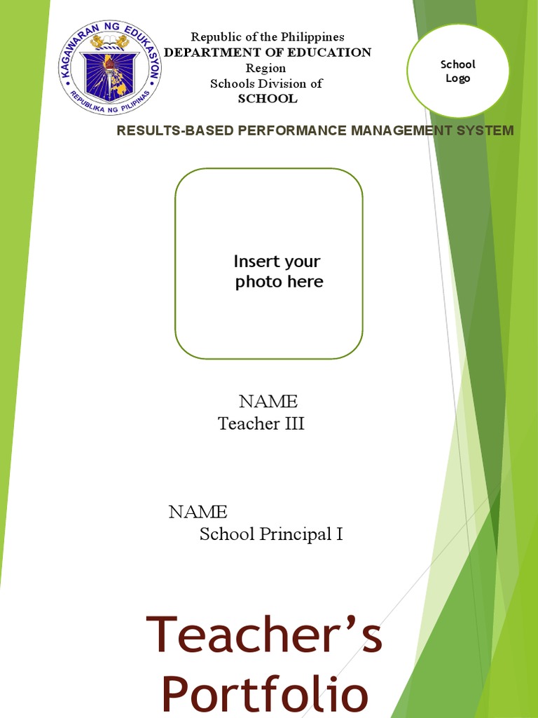 Teacher Performance Portfolio | PDF | Lesson Plan | Learning