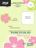 RPMS 2022 2023 Pink Design | PDF | Lesson Plan | Educational Assessment
