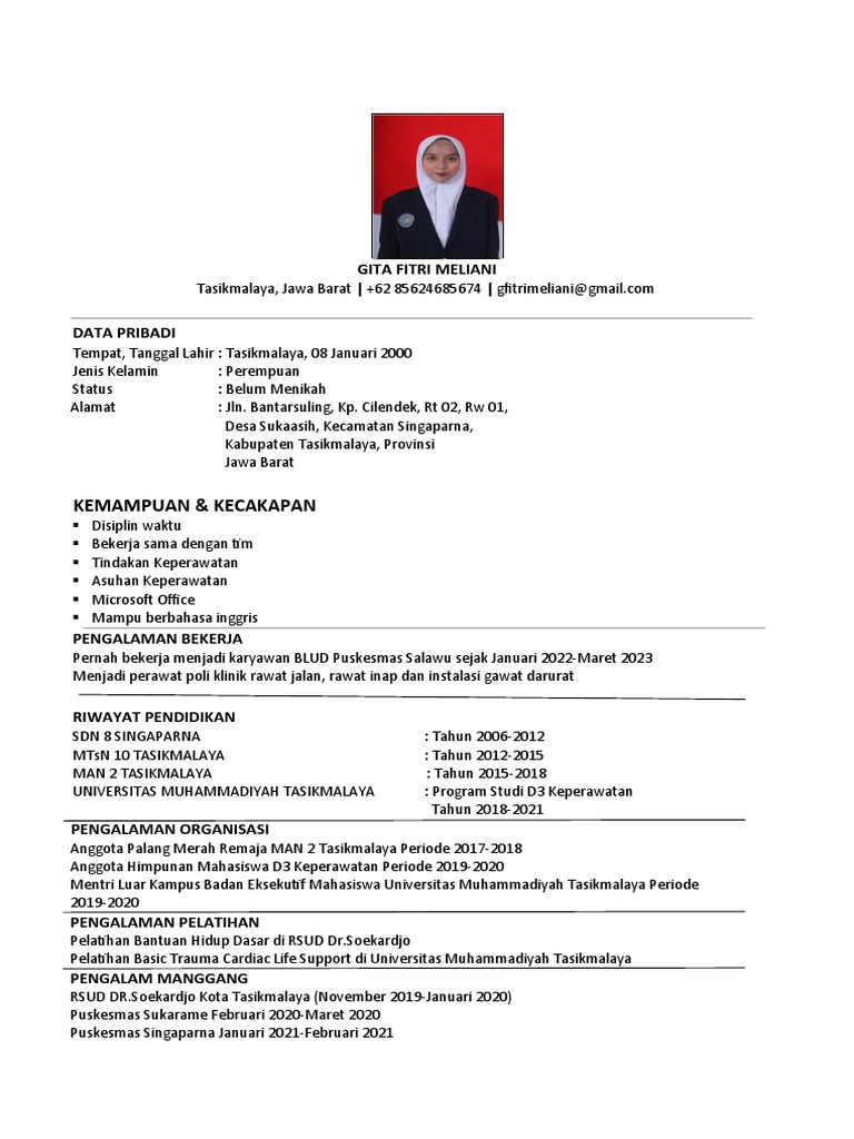 CV Gita Fitri Fixx | PDF