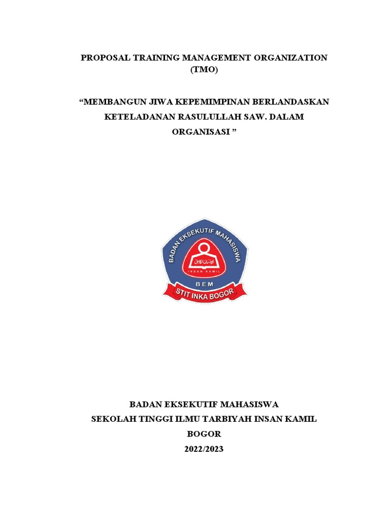 Proposal Tmo 2023 | PDF