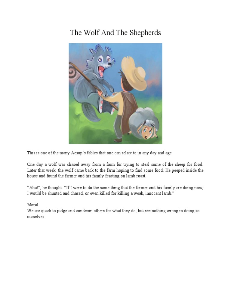 The Wolf and The Shepherds | PDF