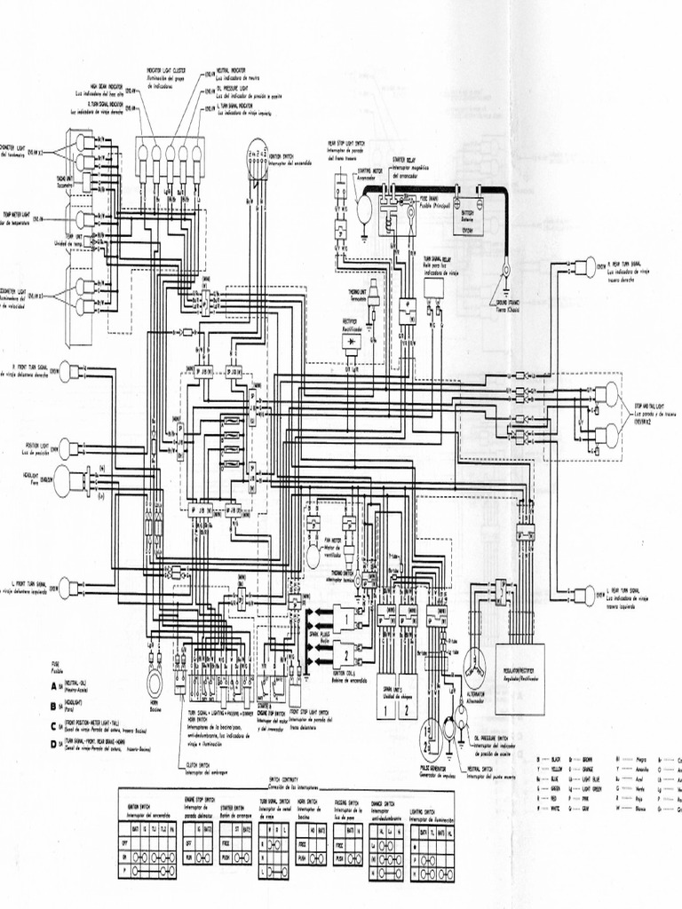 Sistema Electrico Honda VF400 F | PDF