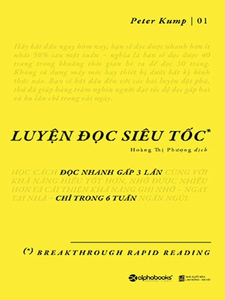 Luyen Doc Sieu Toc - Peter Kump | PDF