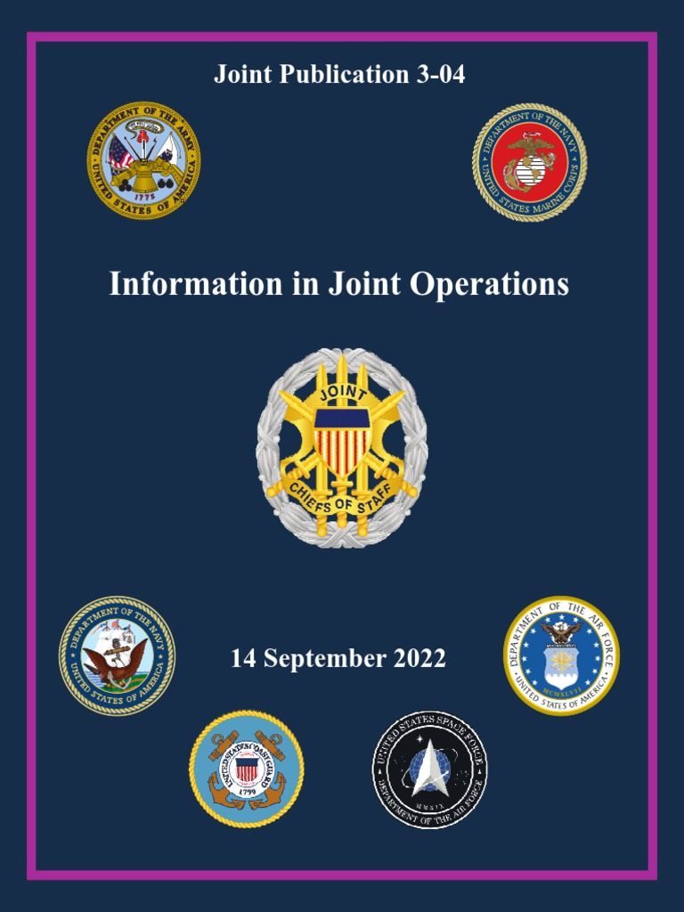 JP 3-04 Information in Joint Operations | PDF | Information | Causality