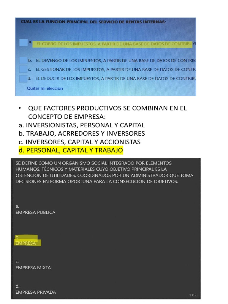 Preguntas de Examen de Contabilidad - Mañana | PDF | Contabilidad ... Preguntas de Examen de Contabilidad - Mañana | PDF | Contabilidad ...