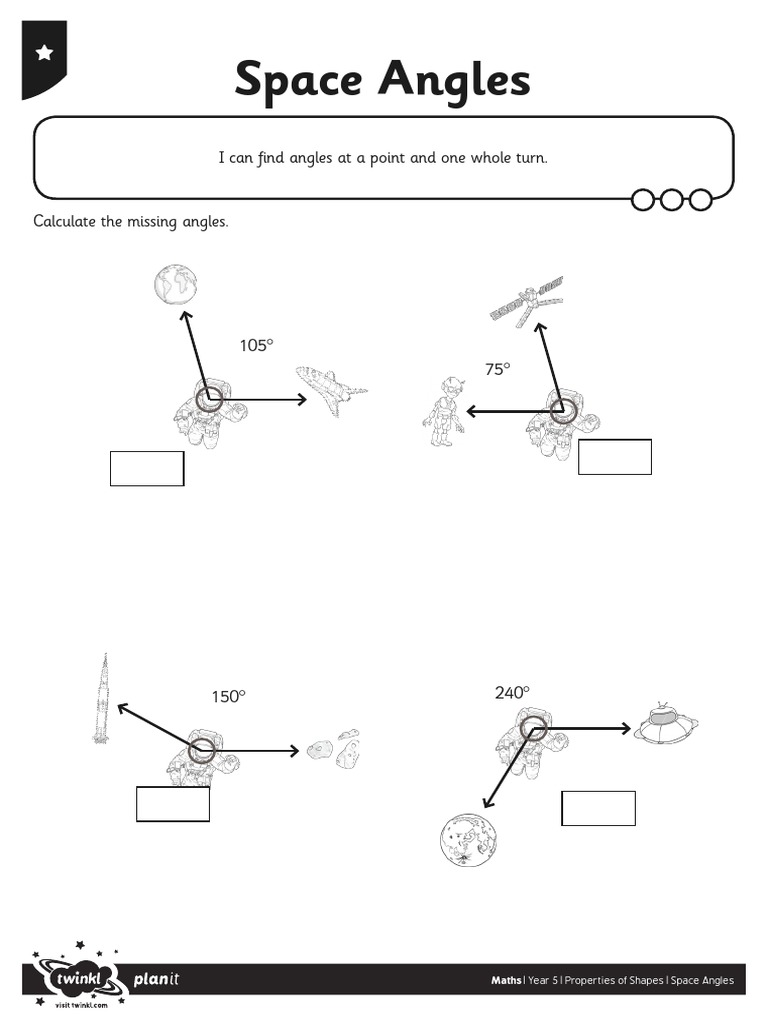 Space Angles Home Learning | PDF | Geometry | Mathematics