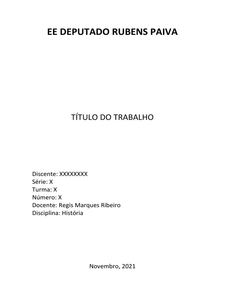 Modelo de Capa | PDF