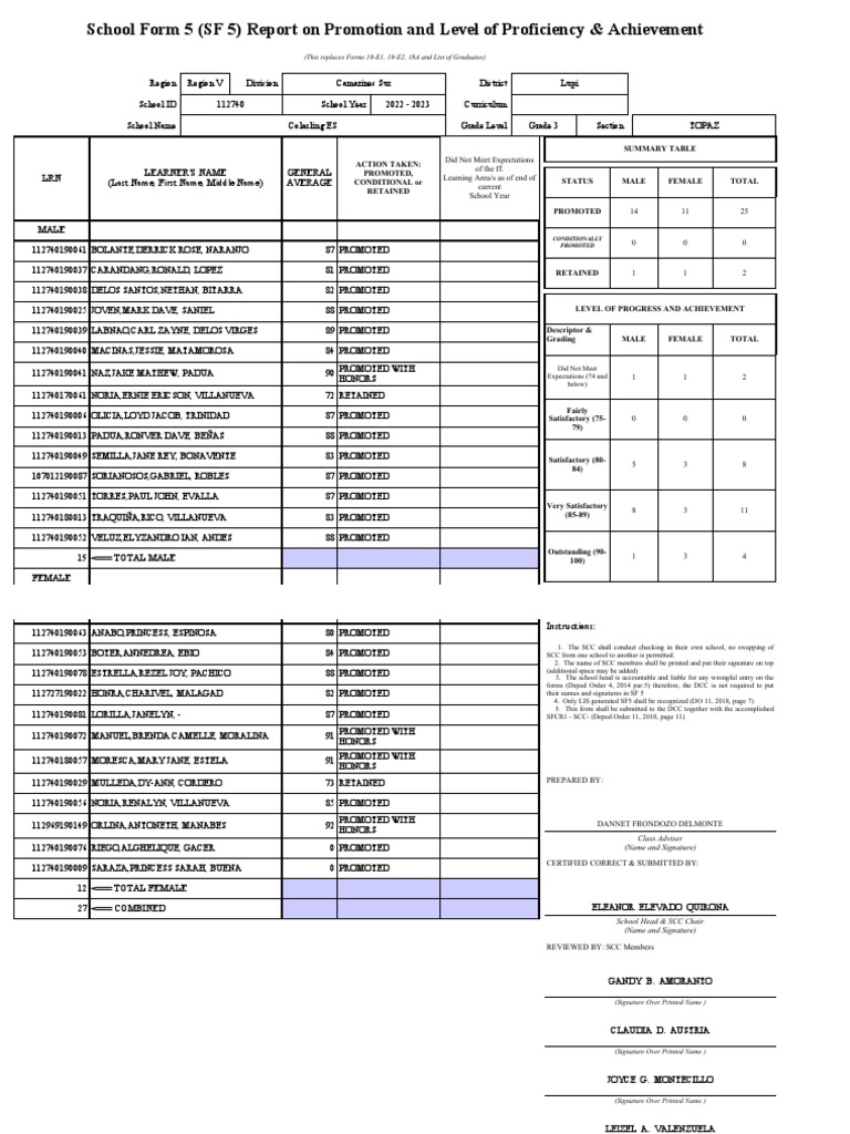 Sf5 - 2022 - Grade 3 - Topaz | PDF