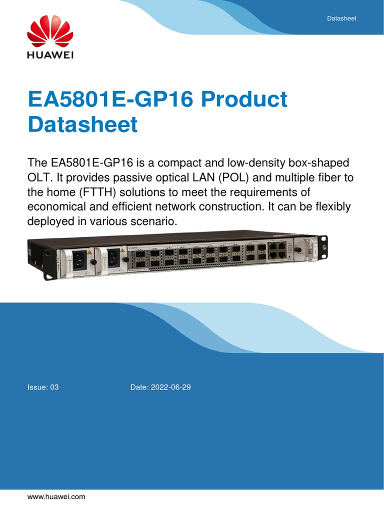 EA5801E-GP16 Product Datasheet 03 | PDF | Decibel | Internet Protocols
