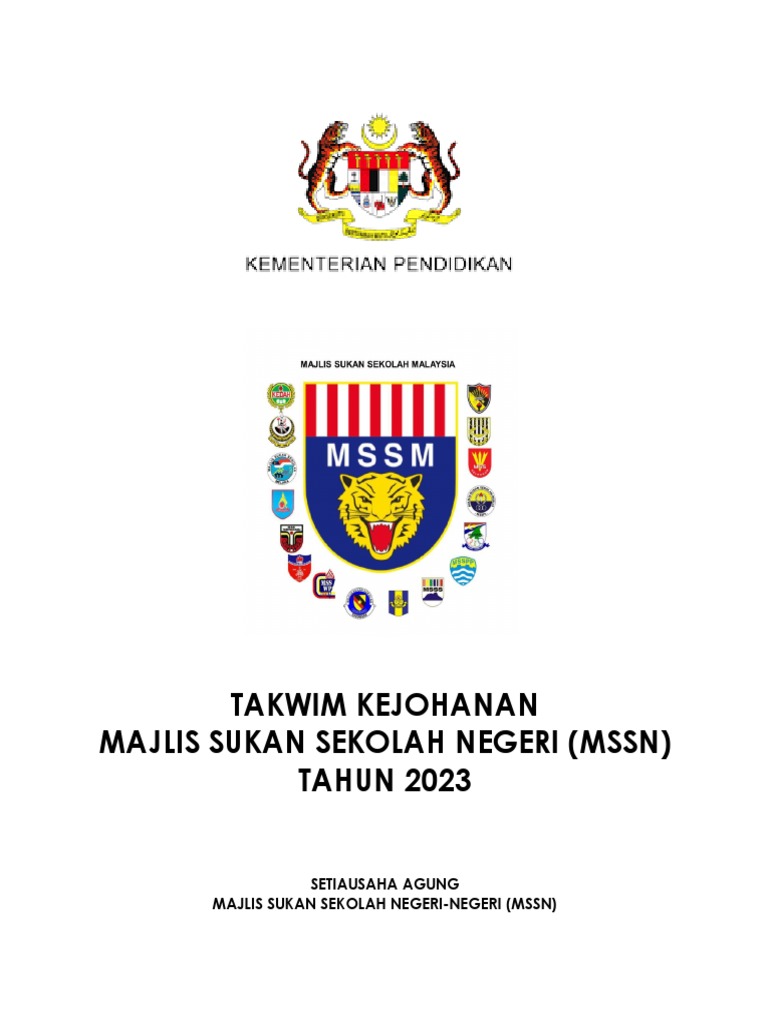 Takwim MSSM & MSSN 2023 | PDF