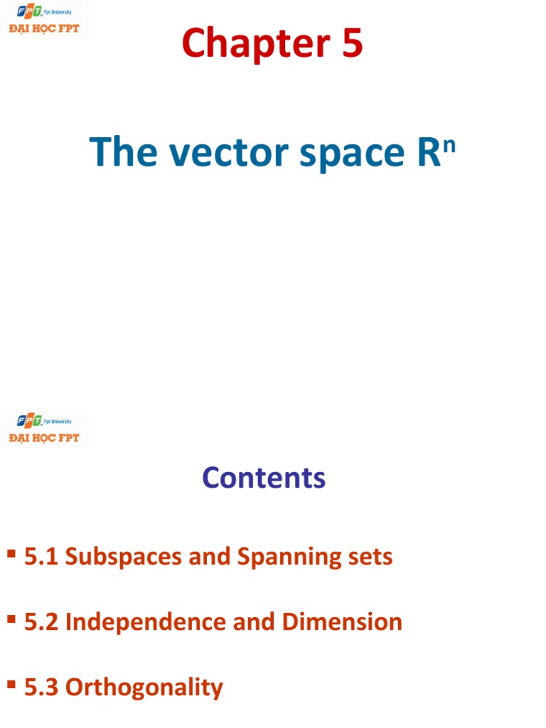 Linear Algebra: Vector Spaces | PDF | Linear Subspace | Basis (Linear ...