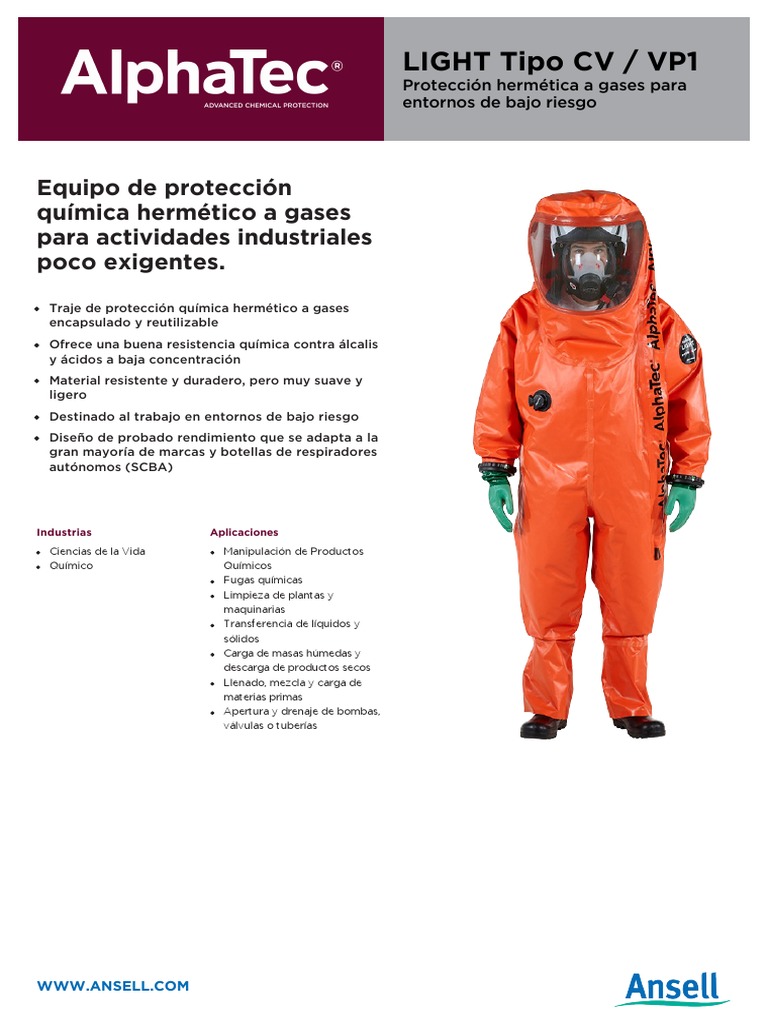 Alphatec Light Type CV vp1 - Pds - Es | PDF | Química | Materiales