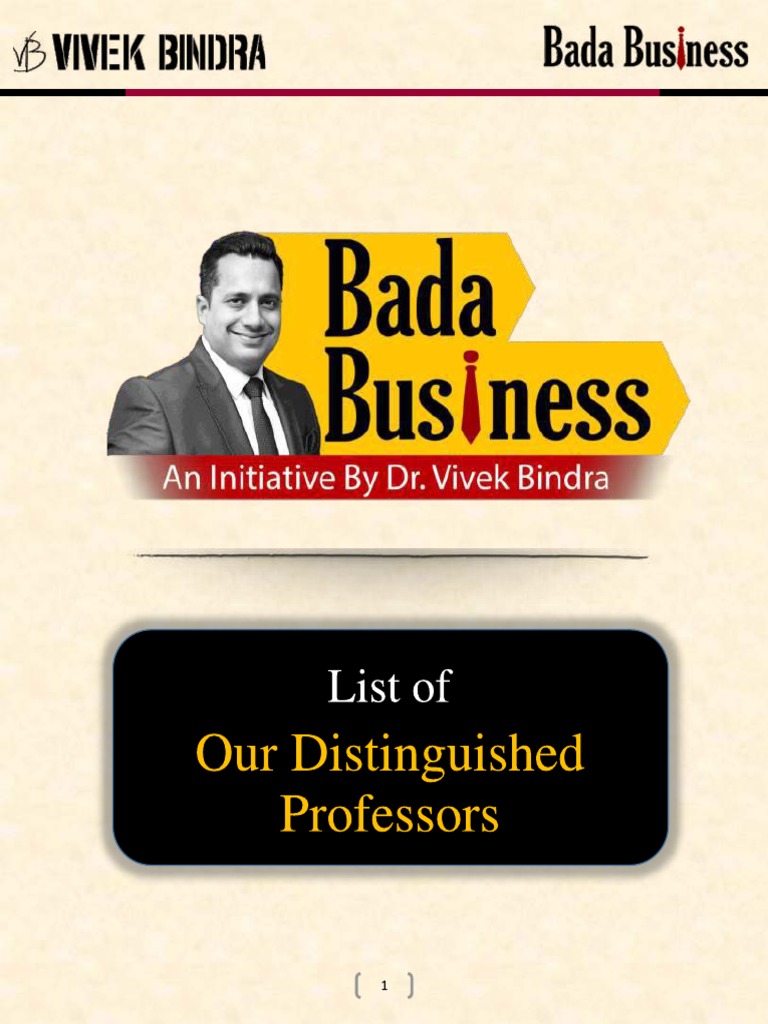 Professors | PDF