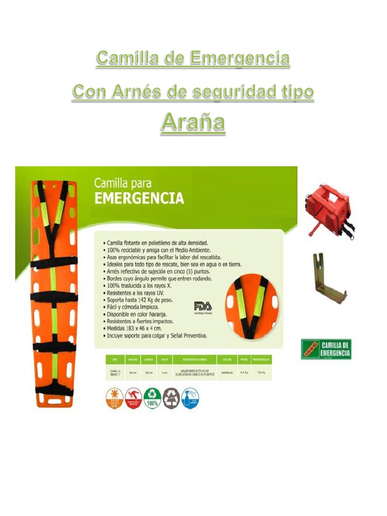 Ficha Tecnica Camilla | PDF