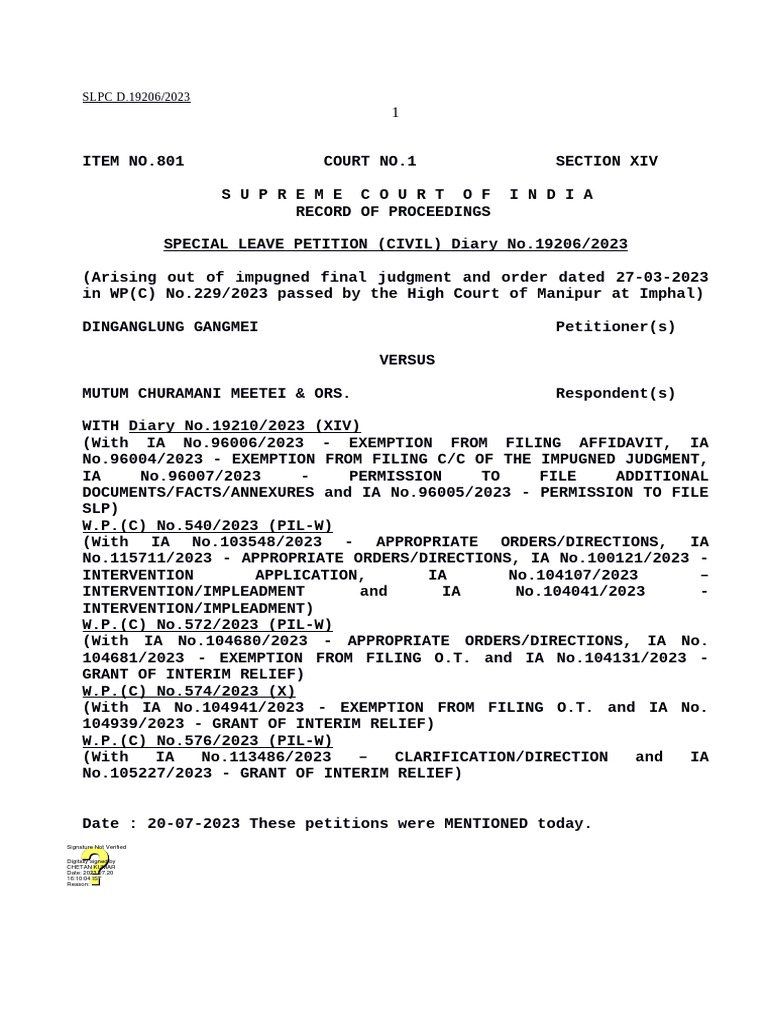 SC Order | PDF | Justice | Crime & Violence