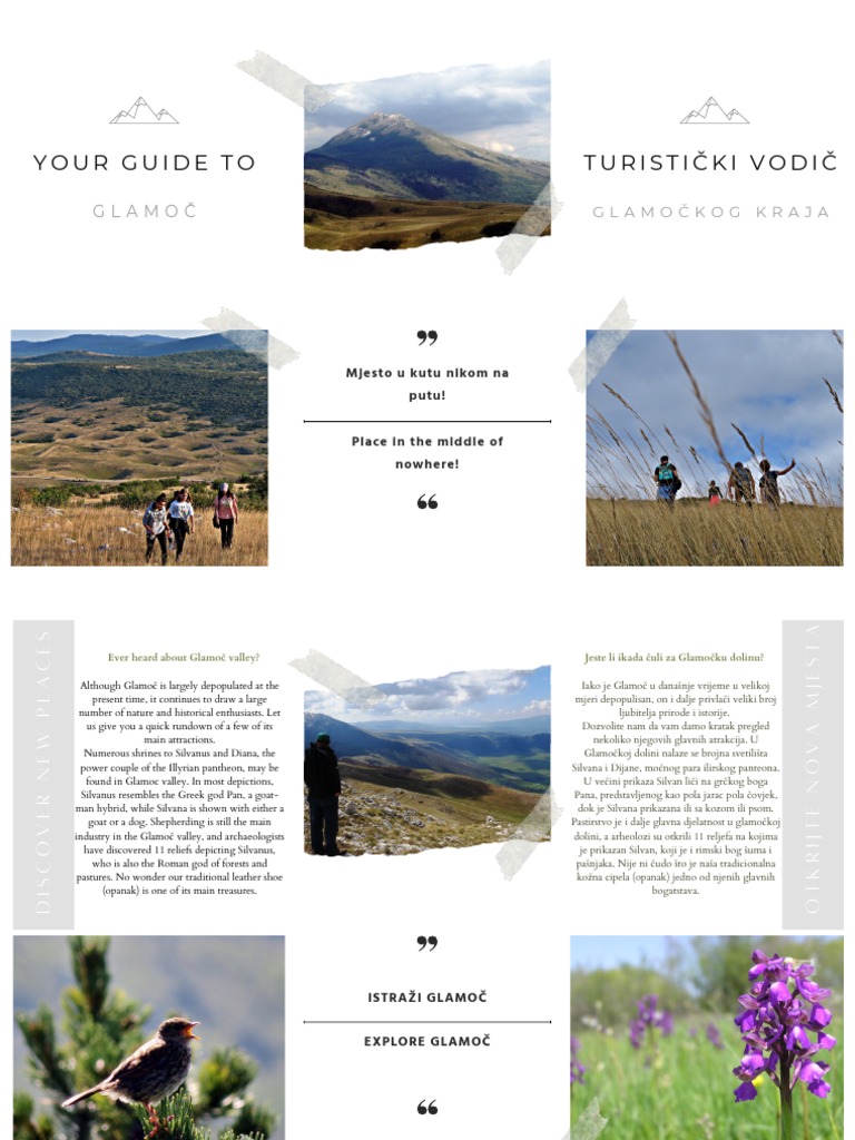 Turisticki Vodic Glamockog Kraja | PDF