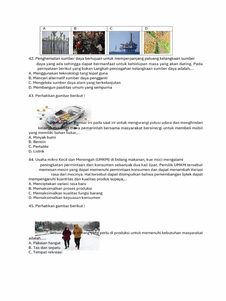 Latihan Soal PTS Kelas 7 SMT Genap PDF | PDF