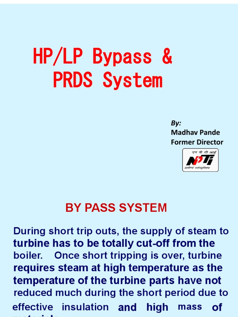 HP-LP Bypass & PRDS System | PDF | Valve | Boiler